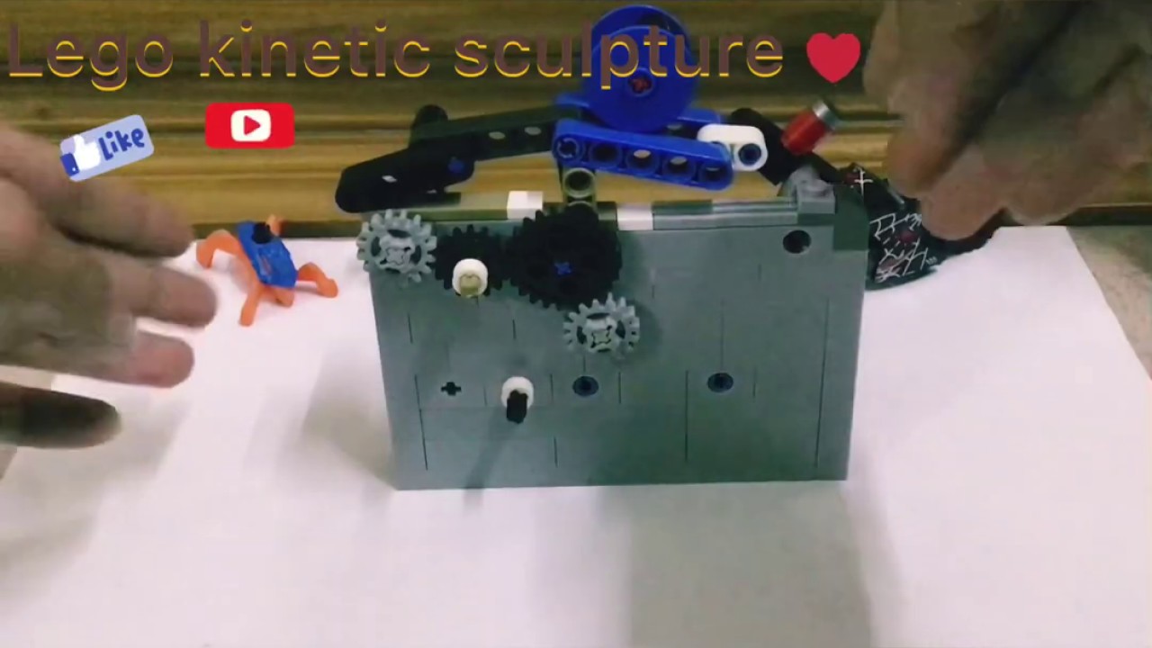 Lego kinetic sculpture 1👍 - YouTube