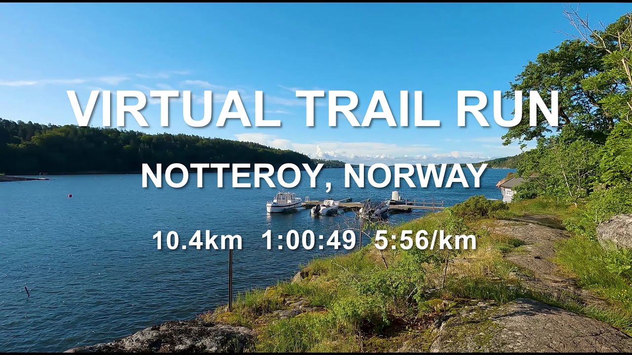 Coastal trail run - Notteroy Norway - Kyststien, part 2 - Early summer ...