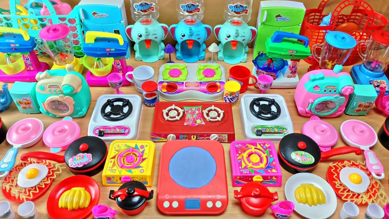 7 Minutes Satisfying With Mini Kitchen Set Toys | Mini Mixer Toys ...