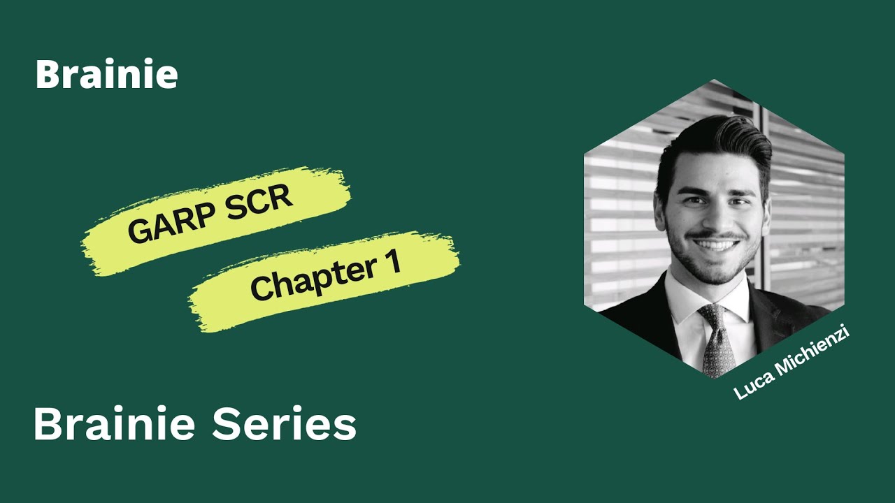 GARP SCR Chapter 1 - YouTube