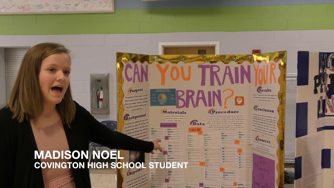 Madison Noel: JRGS Science Fair Project Is "Can You Train Your Brain ...