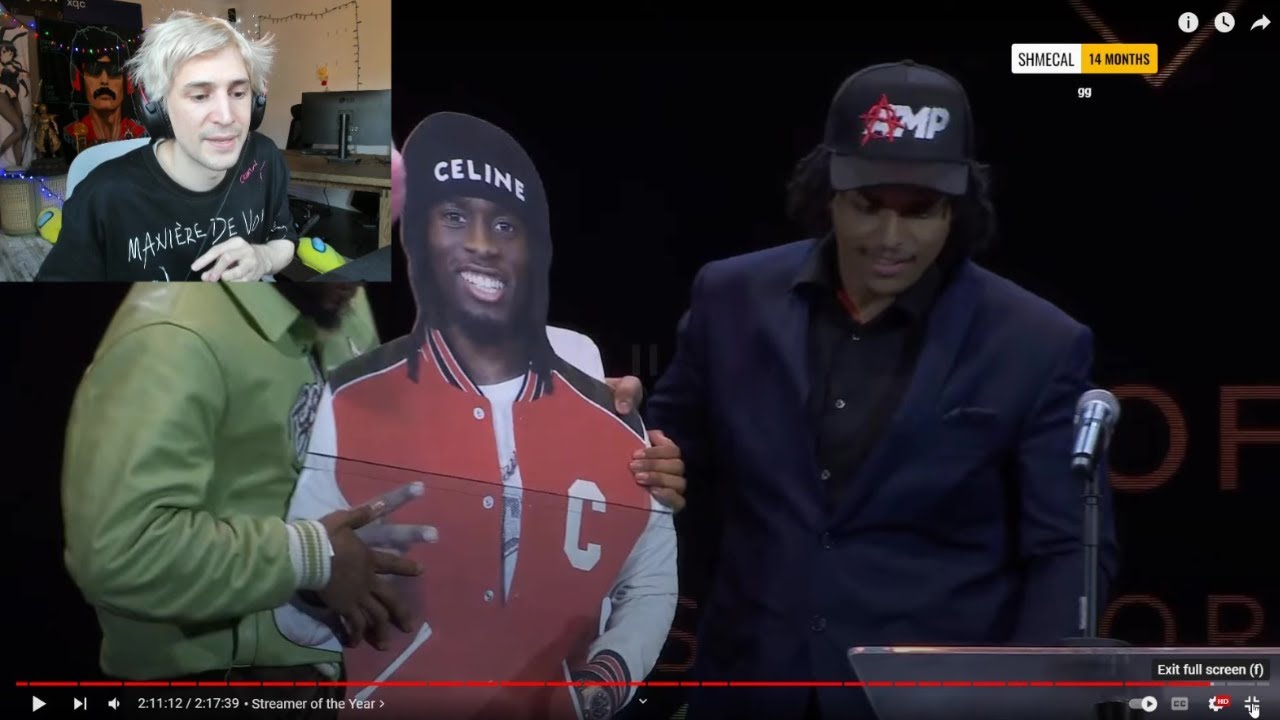 xQc says Moonmoon should've won Variety Streamer of The Year - YouTube