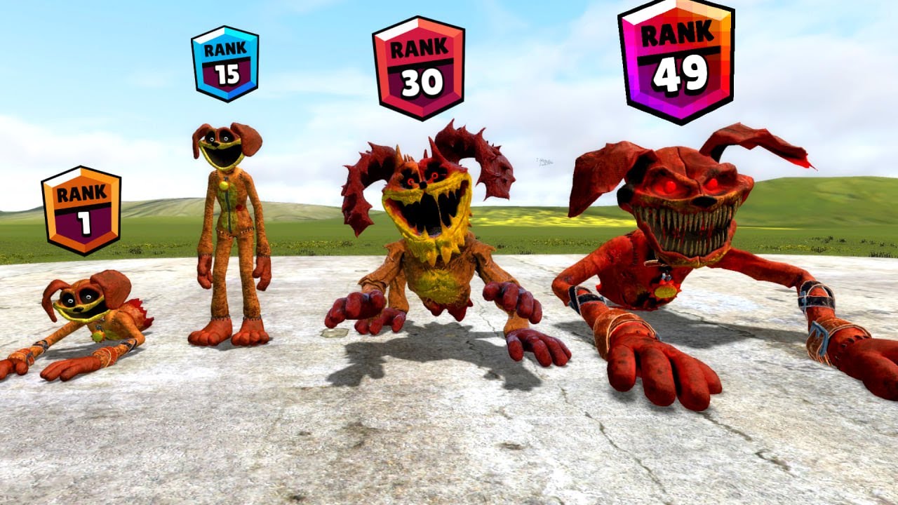 DOGDAY Rank 🥇 Mutan DogDay and Monster zoonomaly, Catnap🏆Garry's Mod ...