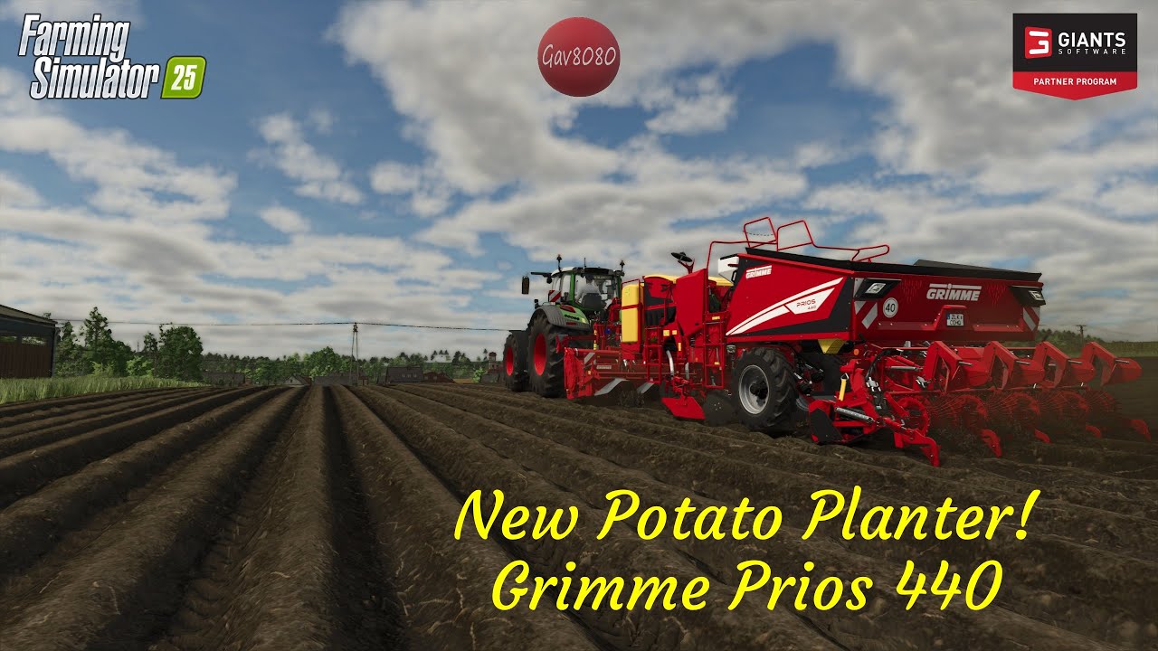 New Potato Planter - Grimme Prios 440 - Farming Simulator 25 - YouTube