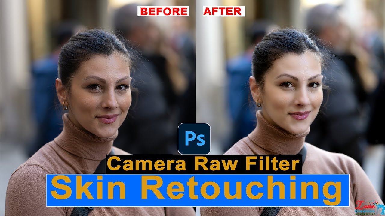 Skin Retouch through Camera Raw Filter - YouTube
