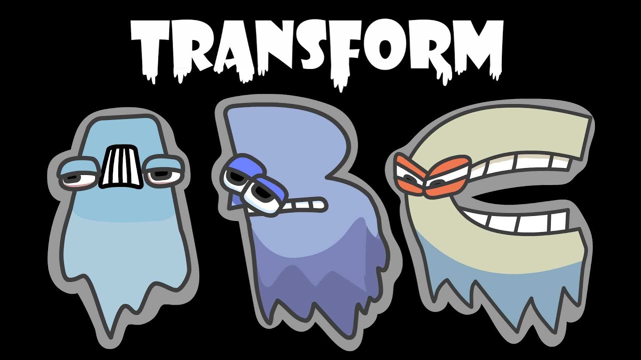 Alphabet Lore But They Ghost Transform - YouTube