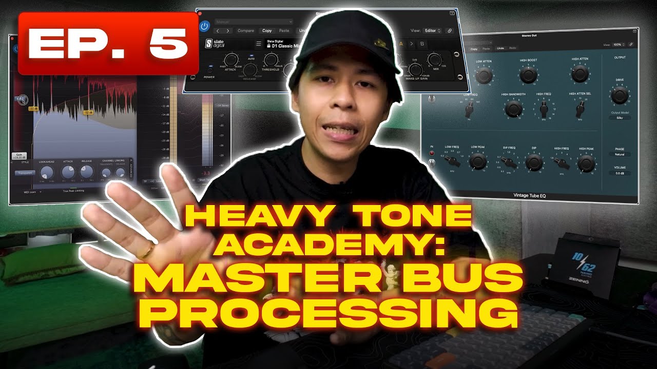 Basic Studio Skillset - Master Bus Processing - Heavy Tone Academy - Episode 4... - YouTube