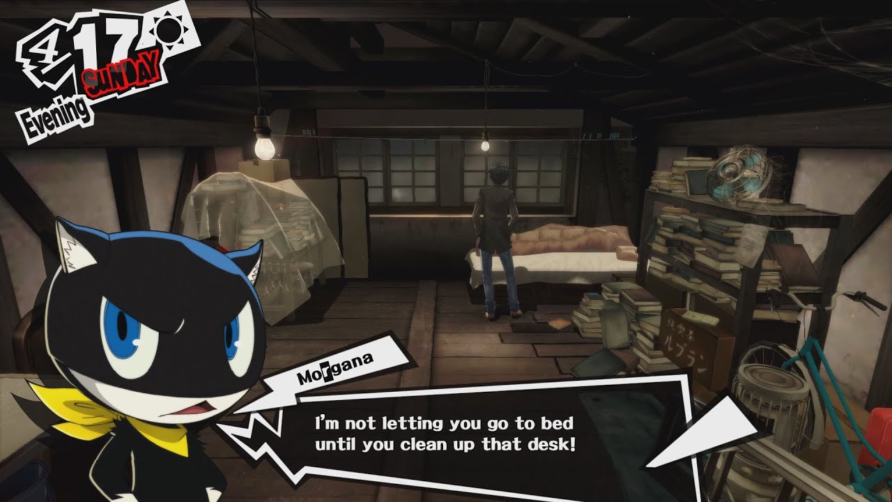 Persona 5 | The Only Time Morgana Won't Let You Sleep Early - YouTube