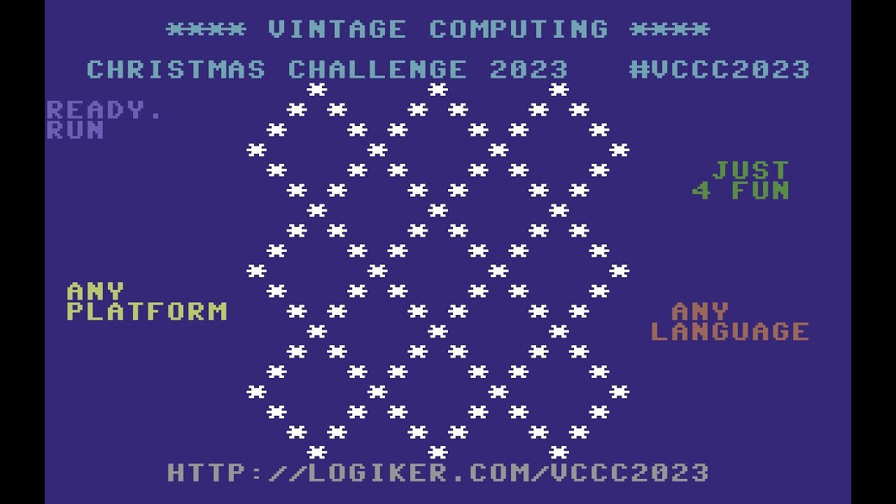 Vintage Computing Christmas Challenge 2023 - YouTube