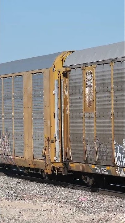 UP 7693 EASTBOUND ZLADV AUTORACK STACK TRAIN MP 17.3 CAJON SUB 6/12/2021 - YouTube