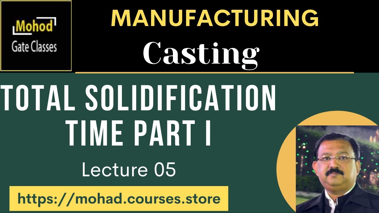 Casting 05 Total Solidification Time Part I - YouTube