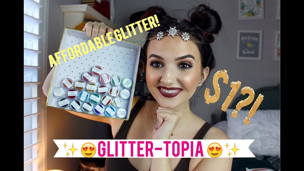 1 Glitter Affordable Glitter Haul Youtube