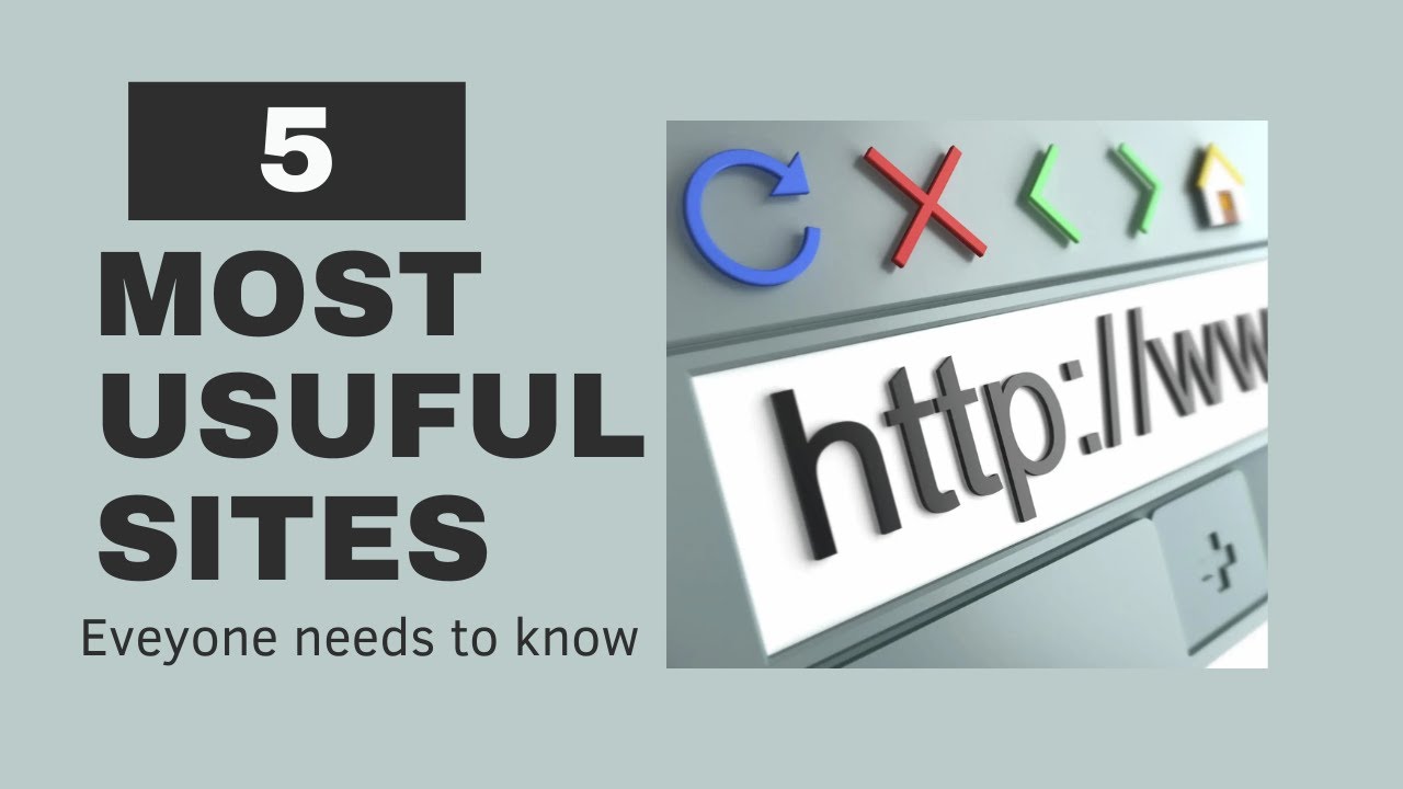 5 Most Useful Sites - YouTube