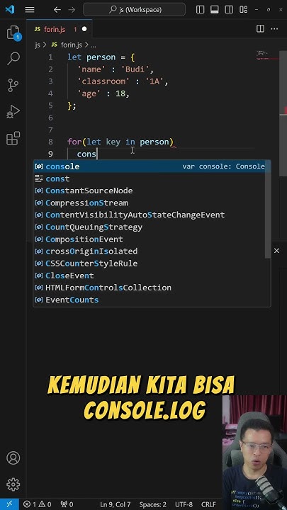 For In Skysen Coding Code Programming Javascript Youtube