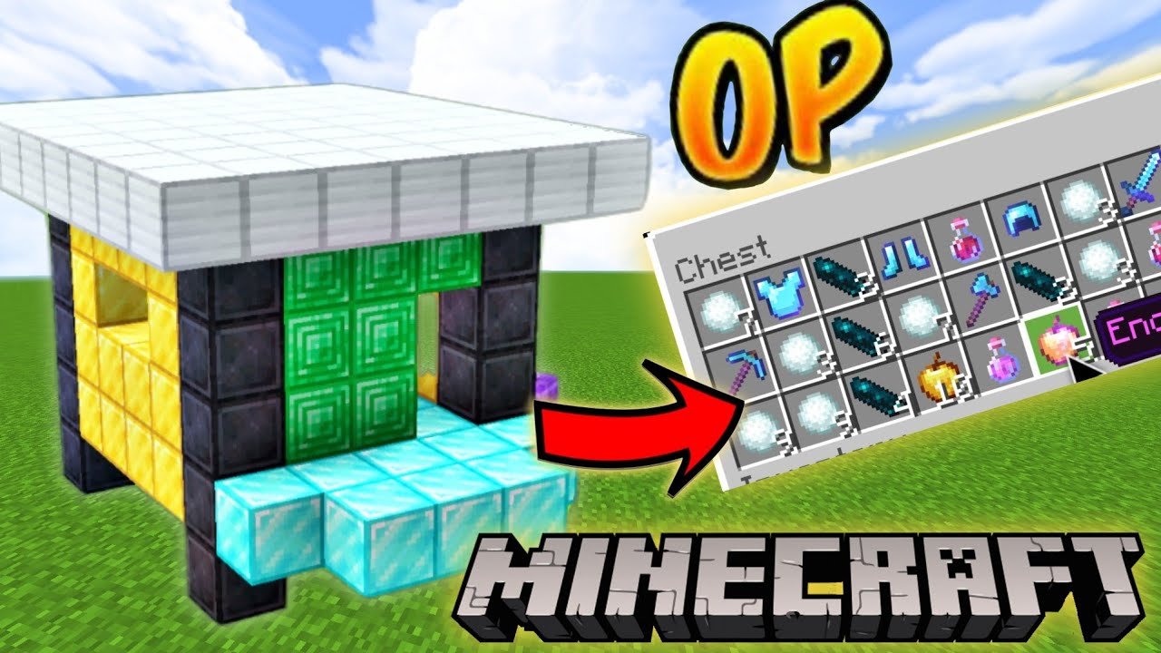 Minecraft But I Can Craft New OP STRUCTURES... - YouTube