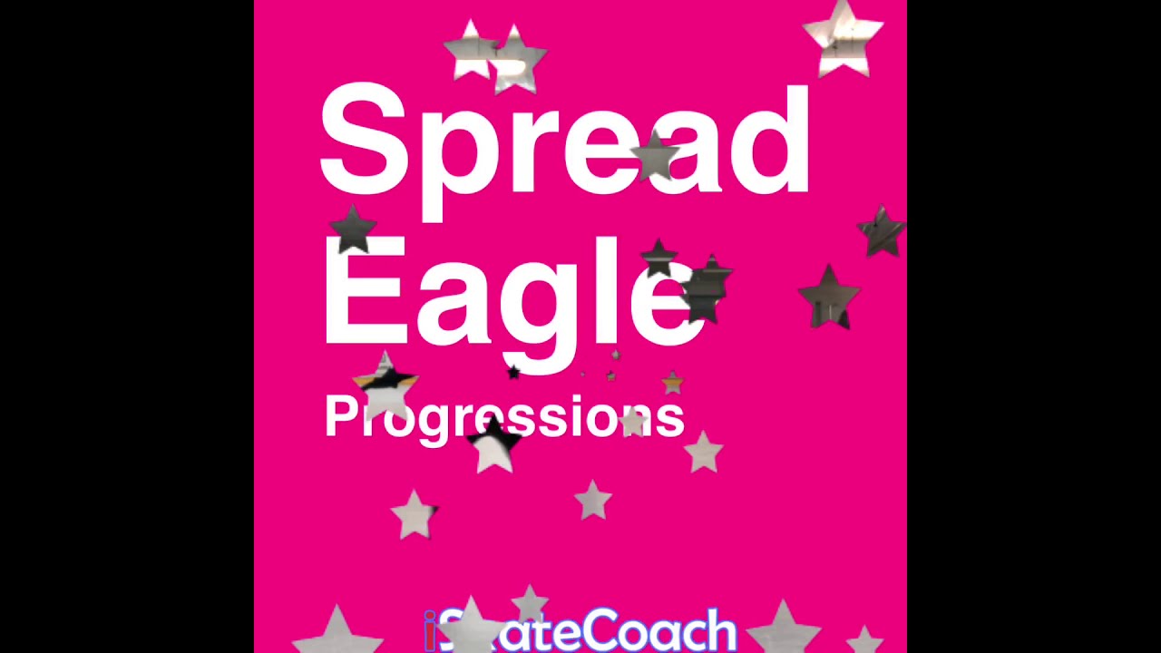 Spread eagle tips and progressions for figure skaters when ice skating - YouTube