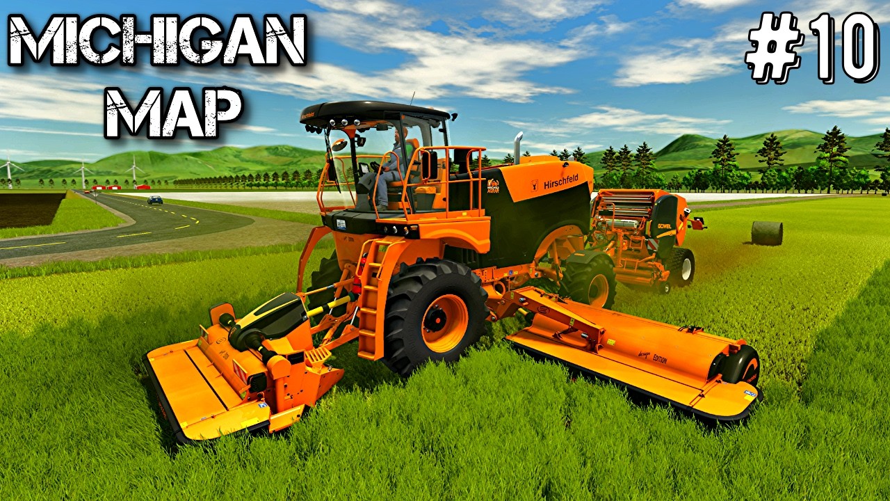 farming Simulator 25 Michigan Map Timelapse Ep #10 Mega Farm fs25 ...