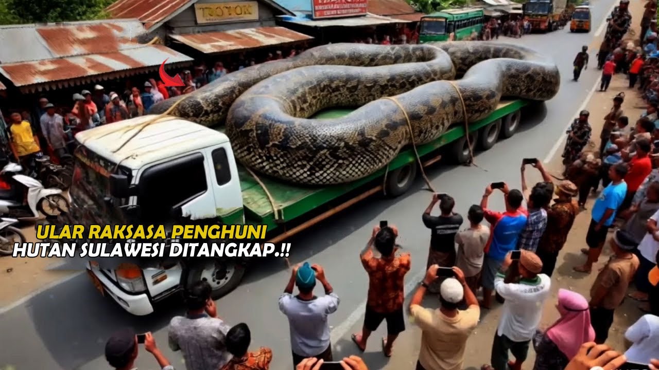 Raja Ular Piton Penghuni Hutan Sulawesi Kembali Dtemukan, Ukurannya ...