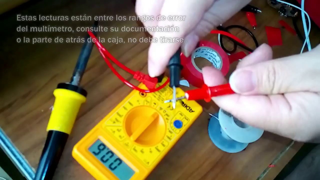 Reparar la punta de prueba de multimetro (Metodo no destructivo) - YouTube