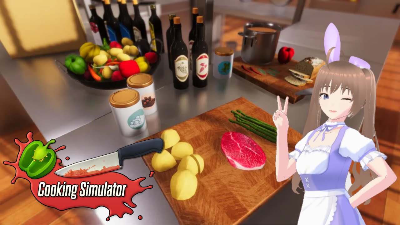 Chef Lyta at your service~ | Cooking Simulator #LIVE 1【Vtuber Indonesia ...