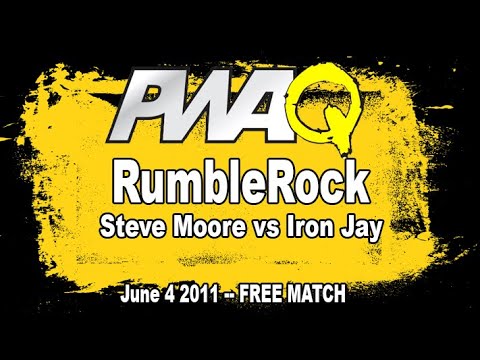 2011 06-04 PWAQ RumbleRock | Steve Moore vs Iron Jay - YouTube