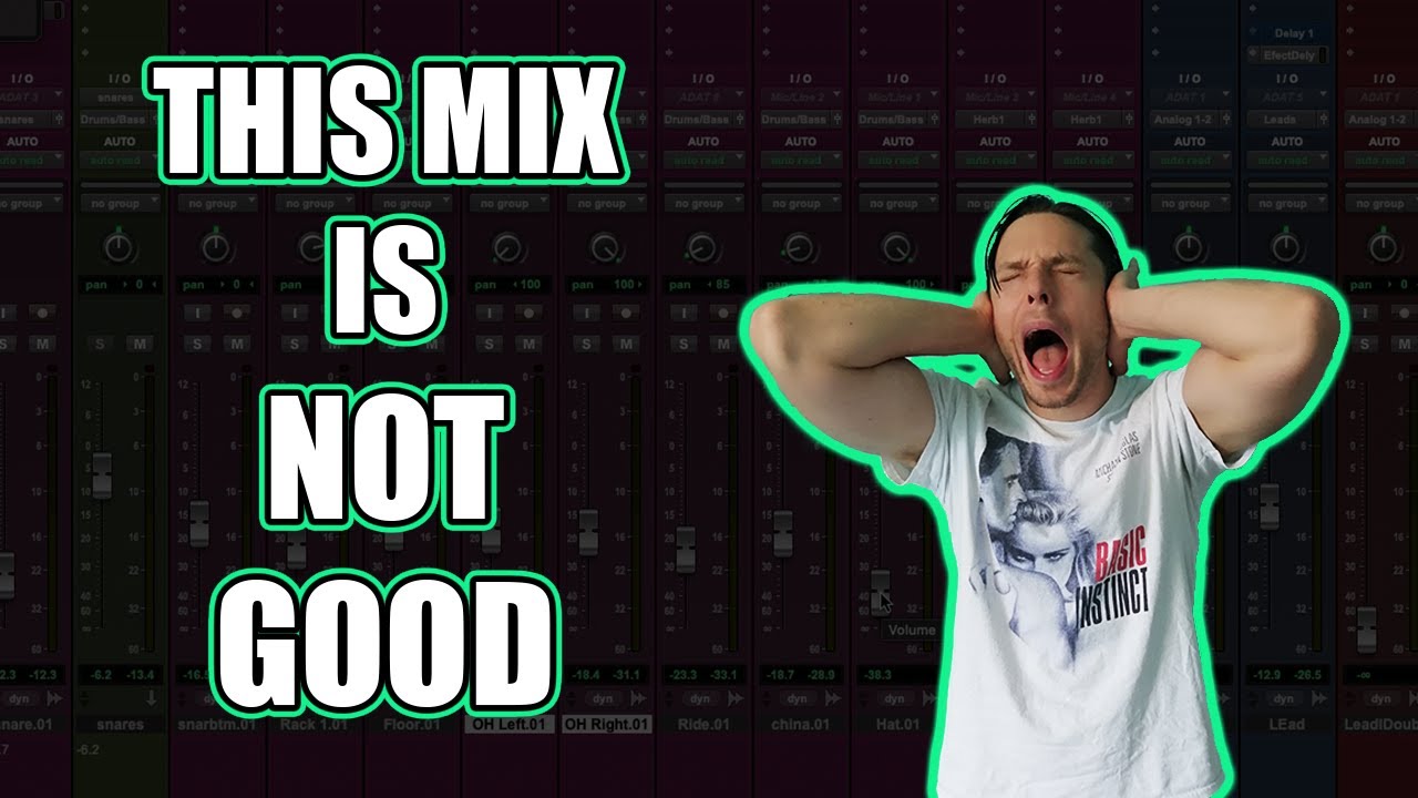 Reviewing An Old Heavy Mix Of Mine That's NOT GOOD - YouTube