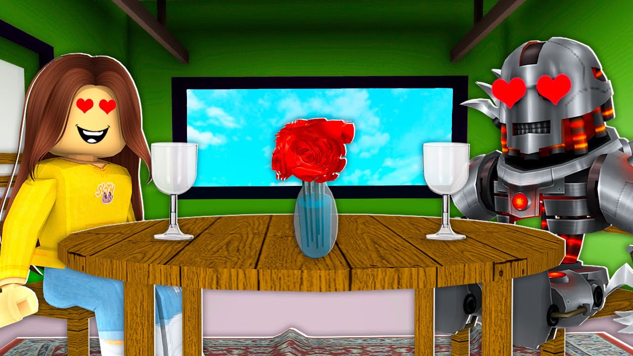 I Went On A DATE With A ROBOT.. (Roblox) - YouTube
