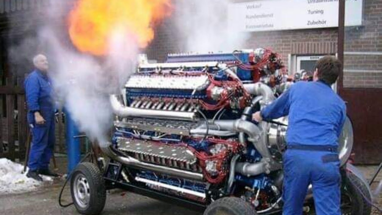 Mind-Blowing Pulling Tractor Startup, Huge Smokes & Fire up - YouTube