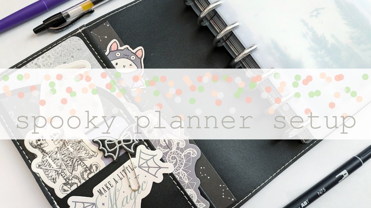 2025 Spooky Planner Setup | Mini HP Flip Through - YouTube