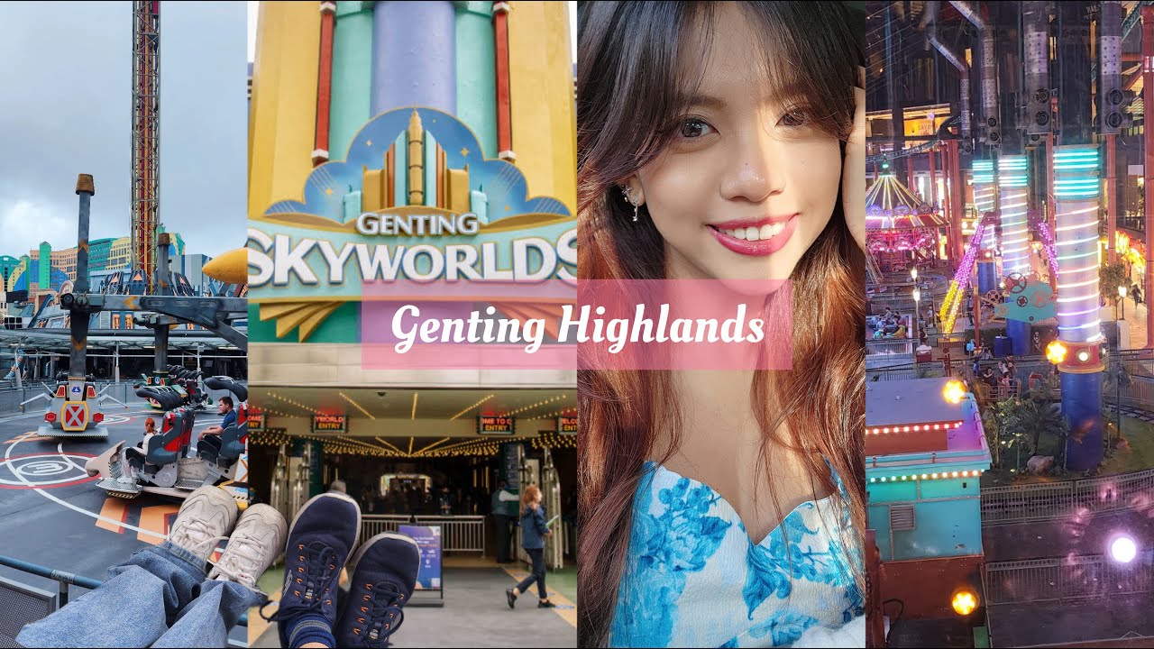 Genting Highland and KL Vlog 🎡🎢 | Theme Park, Temple, Colmar Village ...