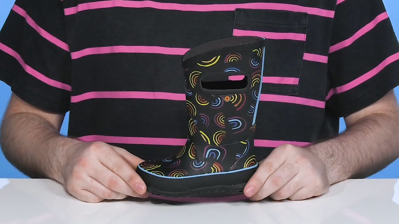 Bogs Kids Rain Boots Wild Rainbows (Toddler/Little Kid/Big Kid) SKU ...
