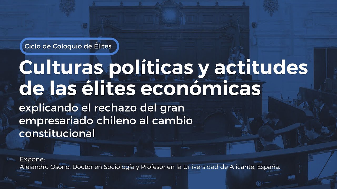 Coloquio Estudiando a las Élites 2024: "Culturas políticas y actitudes ...