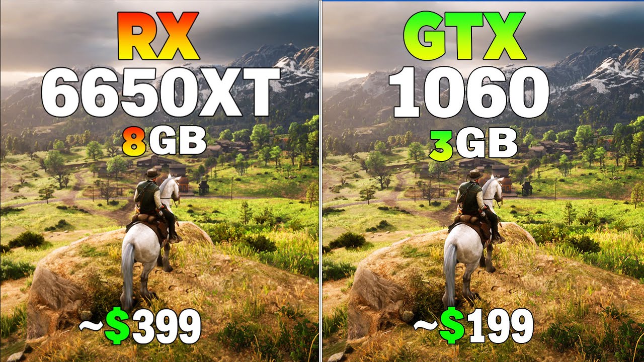 RX 6650 XT vs GTX 1060 - Test in 8 Games - YouTube