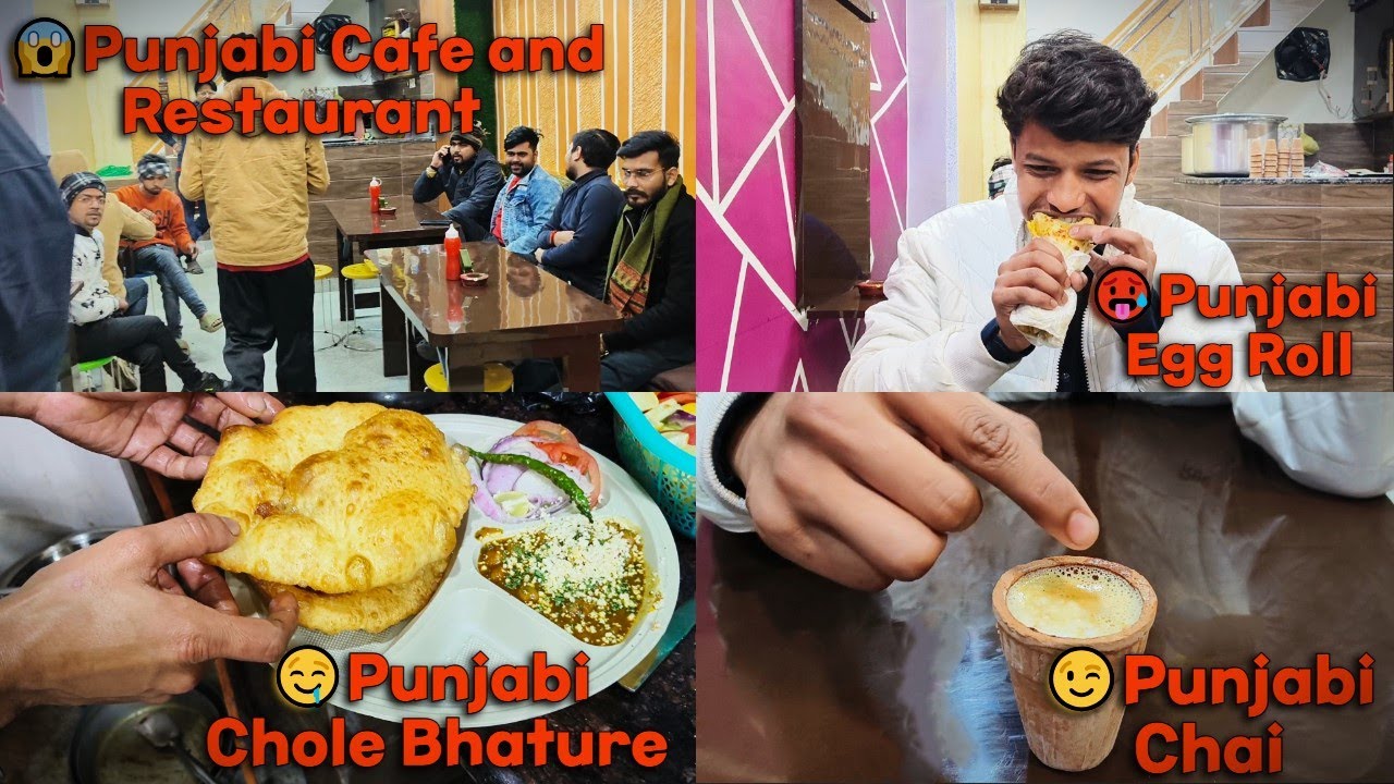 😍India's Famous Punjabi Cafe|🥵यहाँ सारा खाना पंजाबी तरीके का मिलता है ...