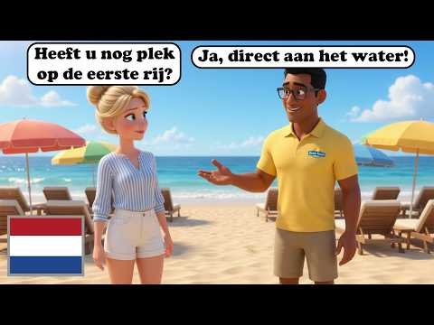 Speak Dutch: 10 Practical Beach Holiday Dialogues (A1-A2)