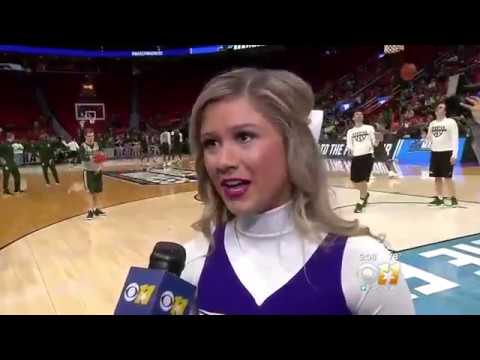 CBS11 Interviews TCU Cheerleader - YouTube