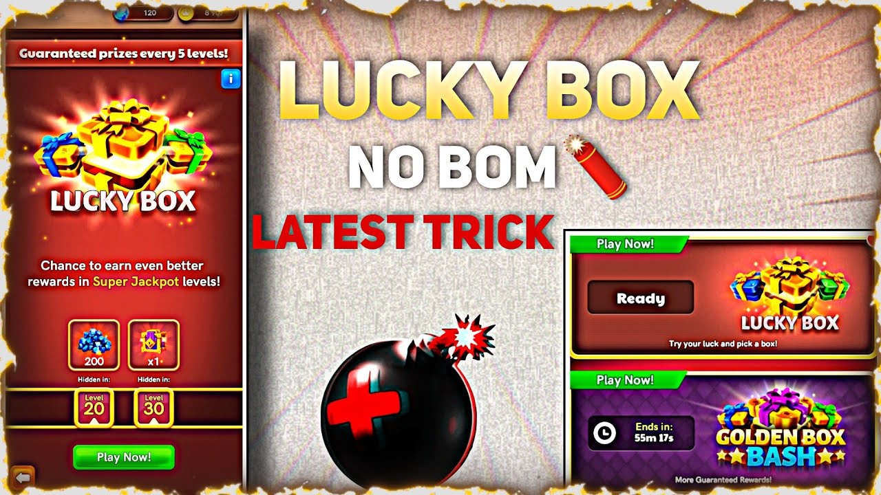 Lucky Box No Bomb New Trick 😵 100% Working Trick - Carrom Pool Lucky ...