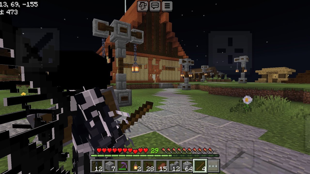 membuat hiasan lampu jalan Minecraft Survival #42 - YouTube