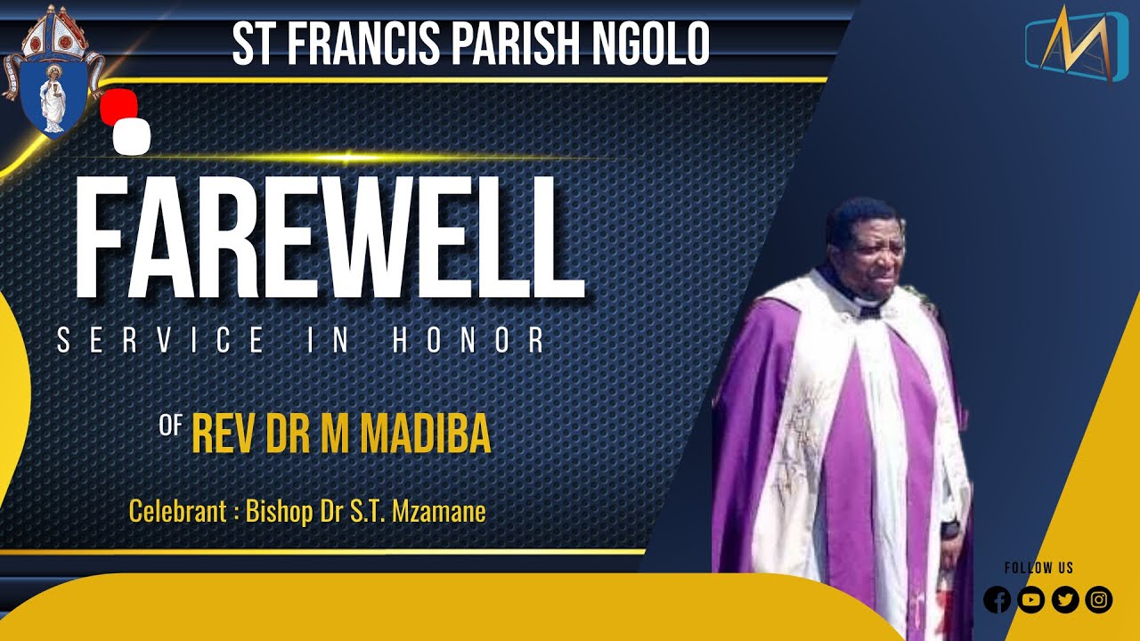 Rev Dr Madiba Farewell Service - YouTube