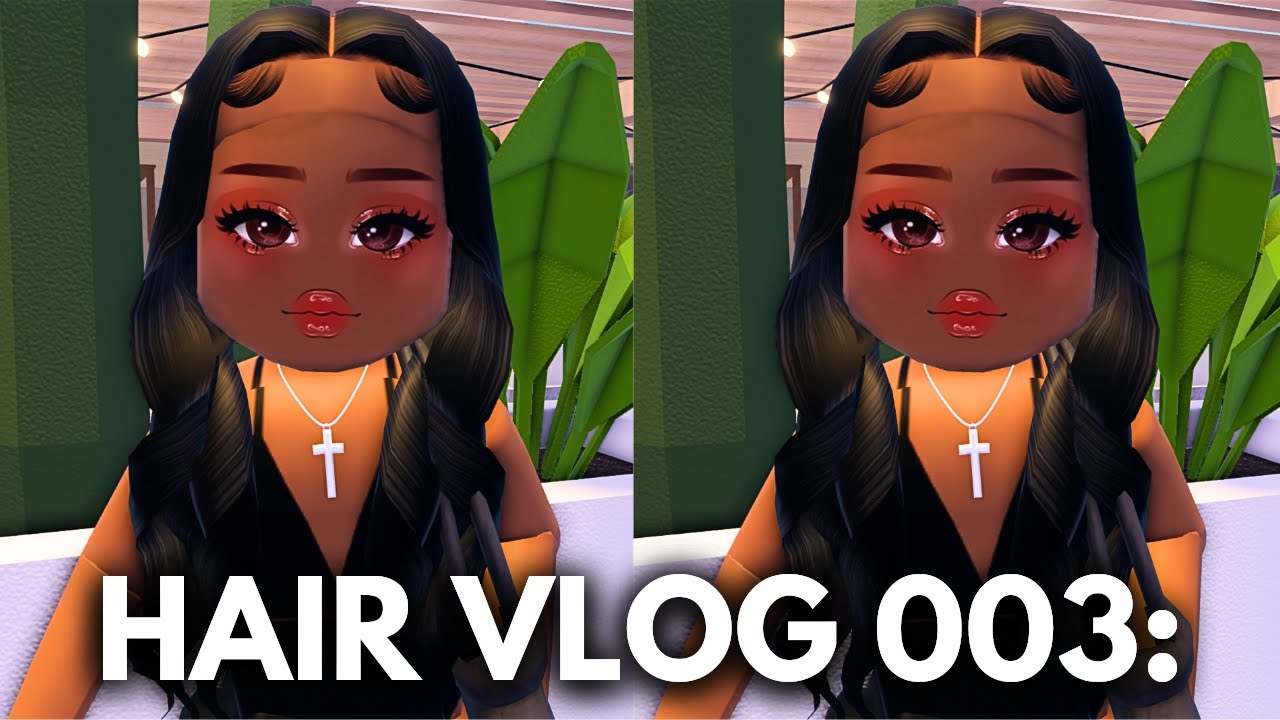 HAIR VLOG 003♡ Barrel Curled Unit In Black by - Dior Dept. | Roblox ...