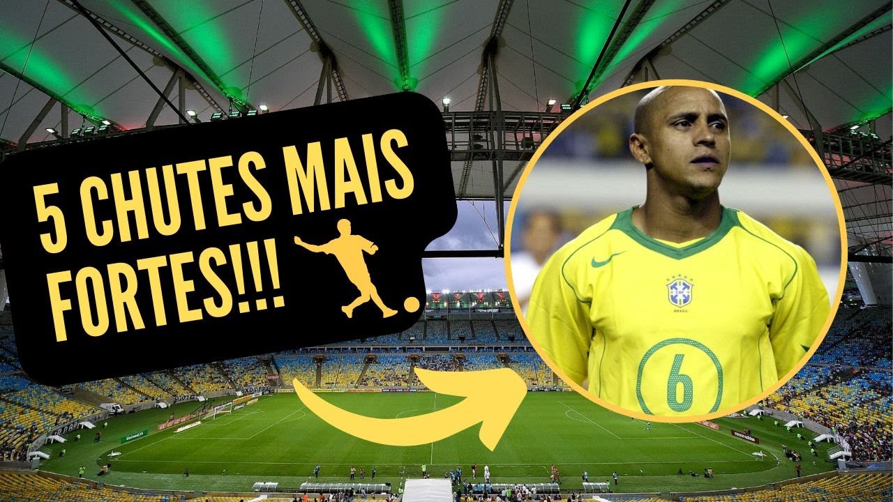 OS 5 chutes mais fortes do futebol!!! - YouTube