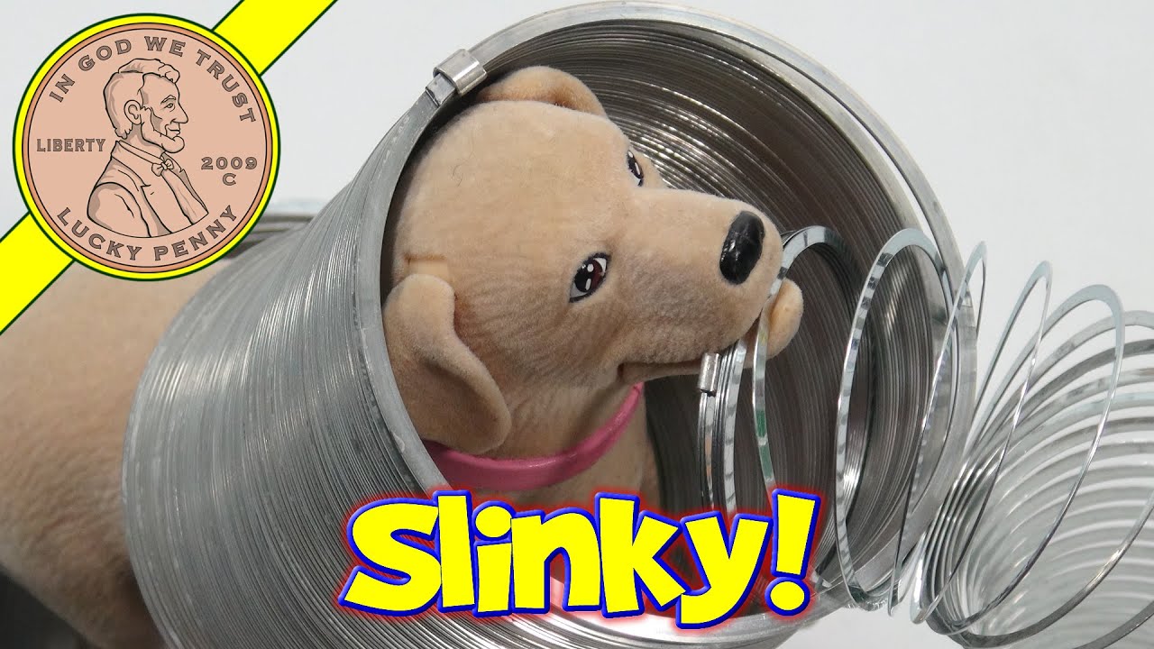 Giant Slinky Comparison, 3 Slinkies In One! - YouTube
