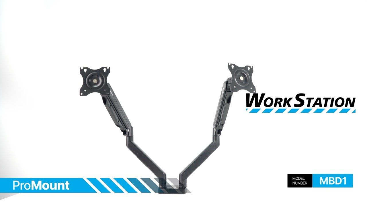 Unboxing Video ｜ WorkStation MBD01 Dual-Arm Monitor Bracket 90 degree ...