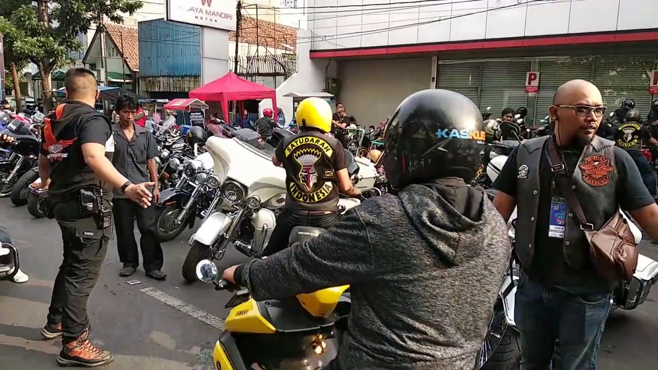 Satudarah MC Indonesia at Bandung Bike Vaganza 2019 (Re-upload) - YouTube