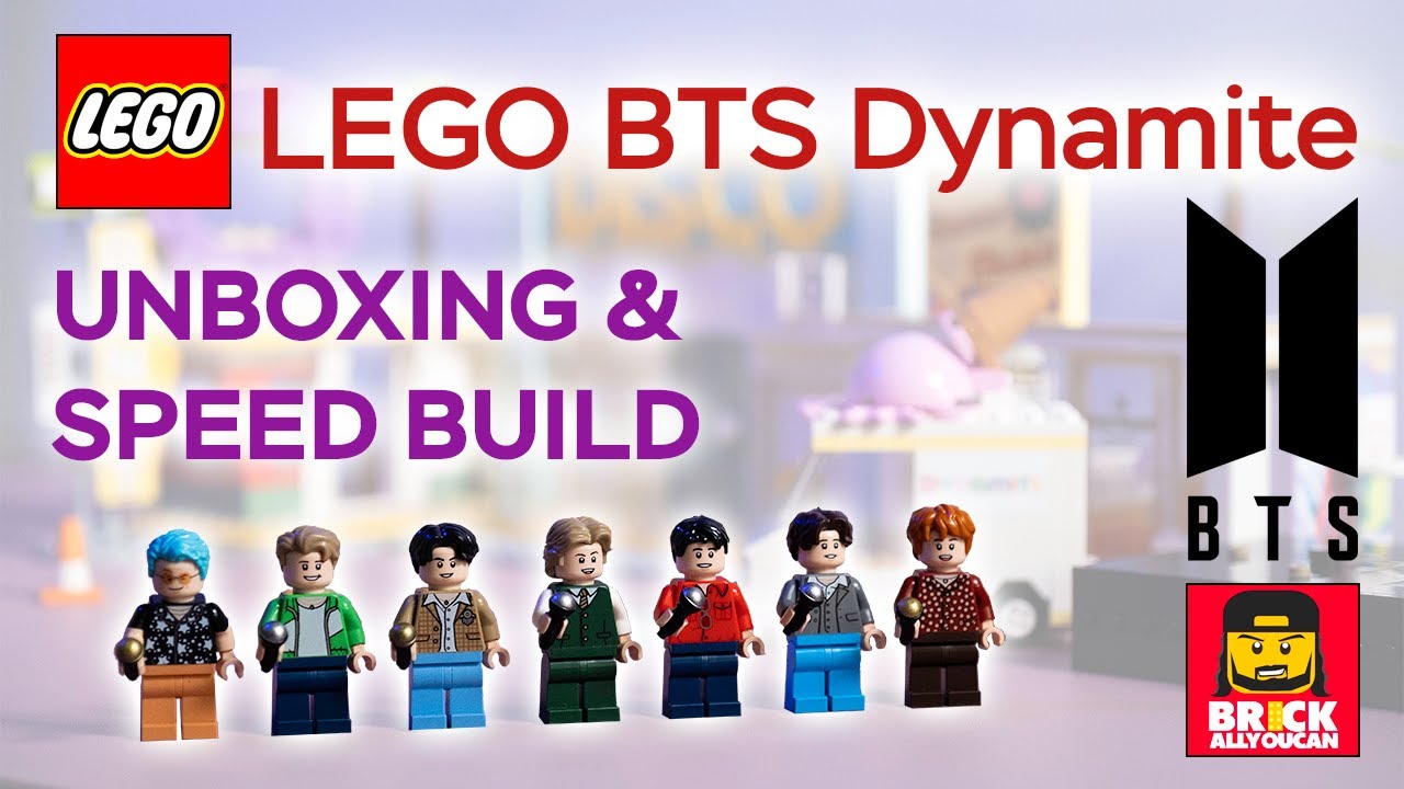 LEGO BTS Dynamite Speed Build | LEGO 21339 Unboxing and ASMR Build - YouTube