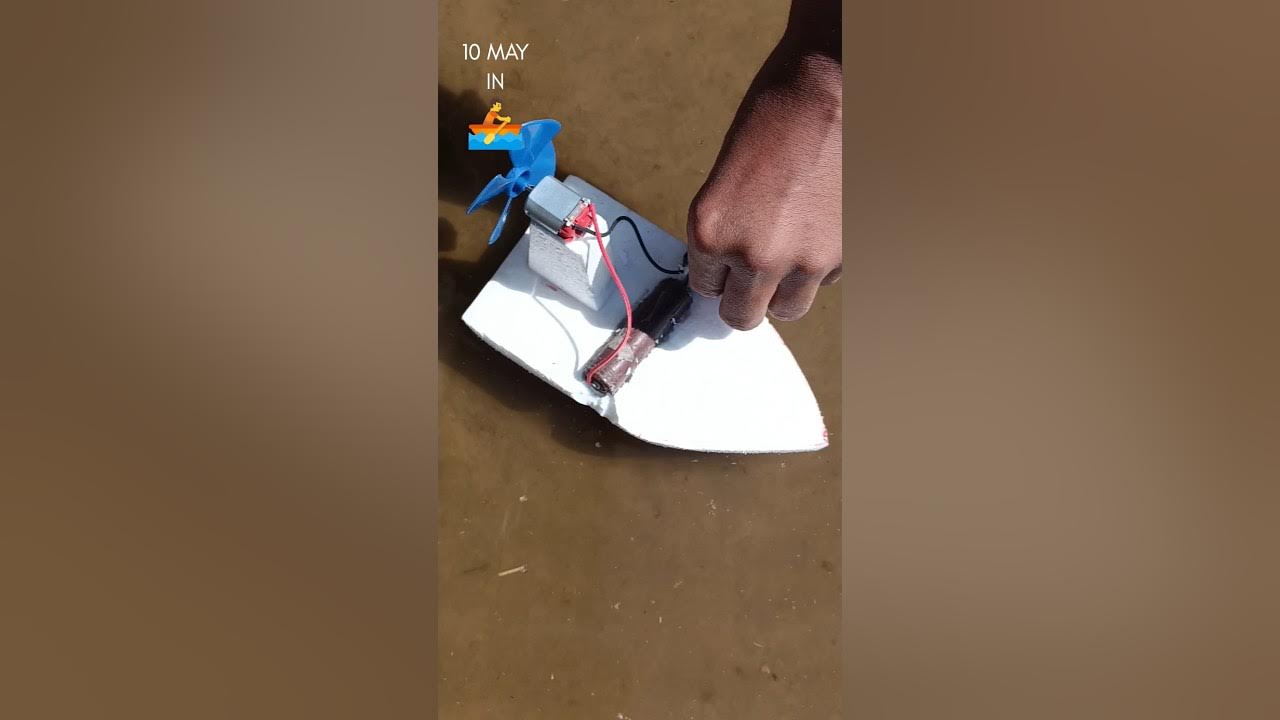 How to make RC boat.. science project .. easy rc boat #rcboat #shortsfeed @RcSky - YouTube