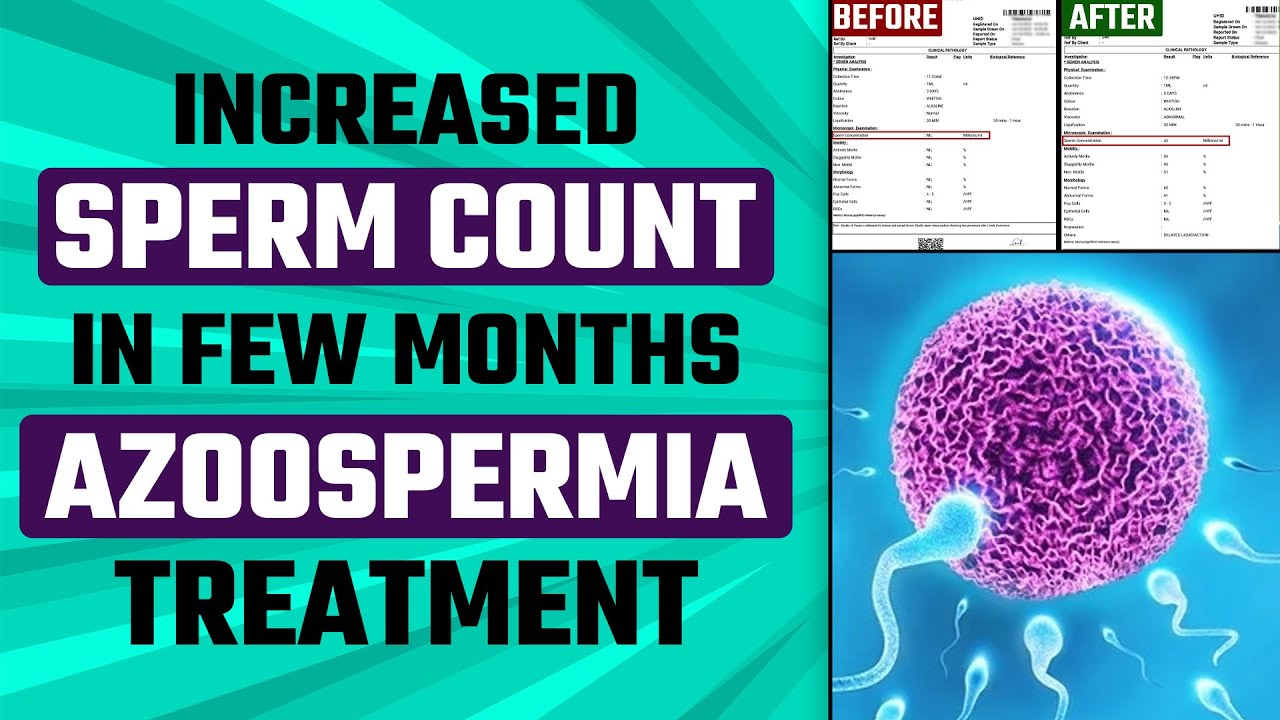 Patient recovery from nil sperm count | Natural treatment for ...
