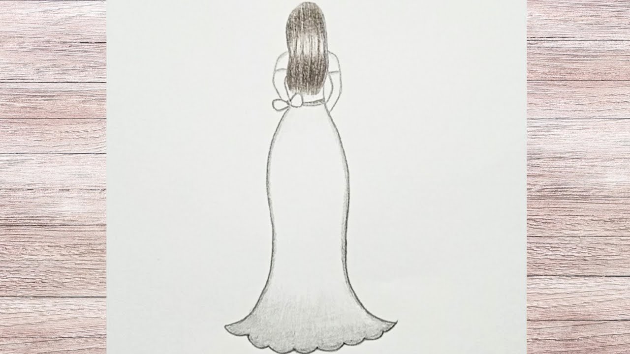 How To Draw A Girl With Easy Tricks || Easy Girl Drawing Step By Step ...