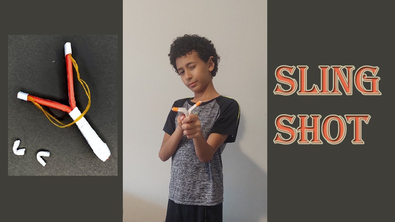 How To Make a Simple Strong Paper Slingshot - Paper Ninja Weapons ...