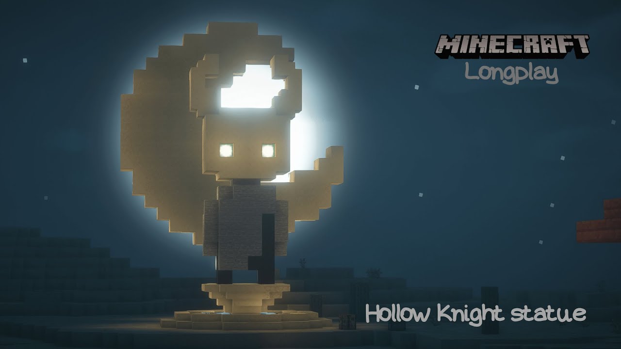 Building a Hollow Knight Statue - Minecraft Relaxing Longplay (No ...